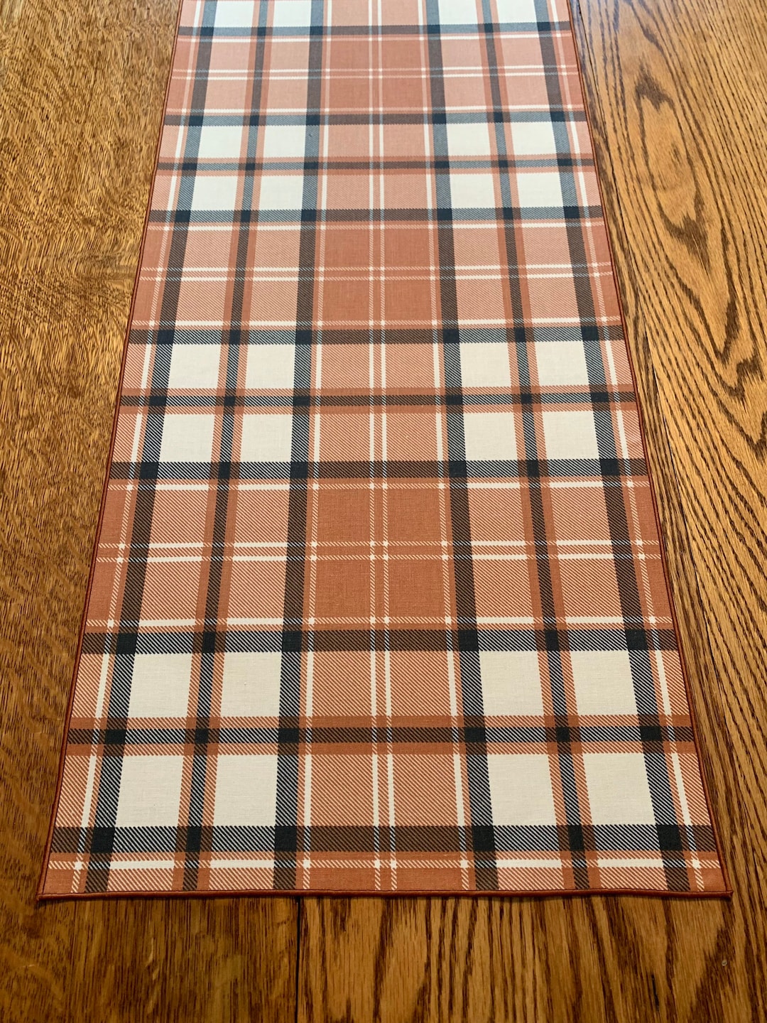 Fall Plaid Table Runner, Fall Runner, Tartan Plaid Runner, Modern Table ...