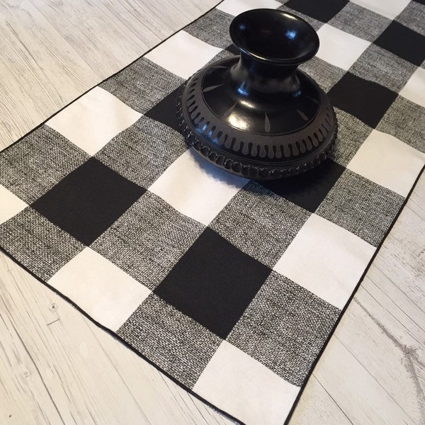 Buffalo Check Table Runner - Etsy