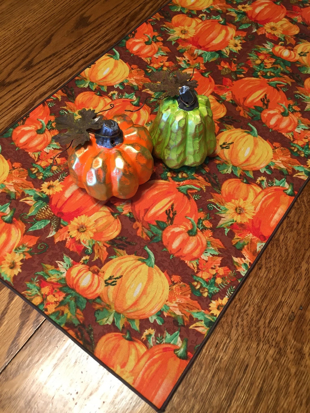 Pumpkin Table Runner, Pumpkin Decor, Fall Table Decor, Harvest Decor ...