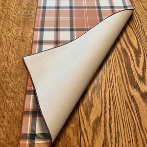 Fall Plaid Table Runner, Fall Runner, Tartan Plaid Runner, Modern Table ...