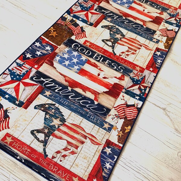 Fourth of July Table Runners - Etsy