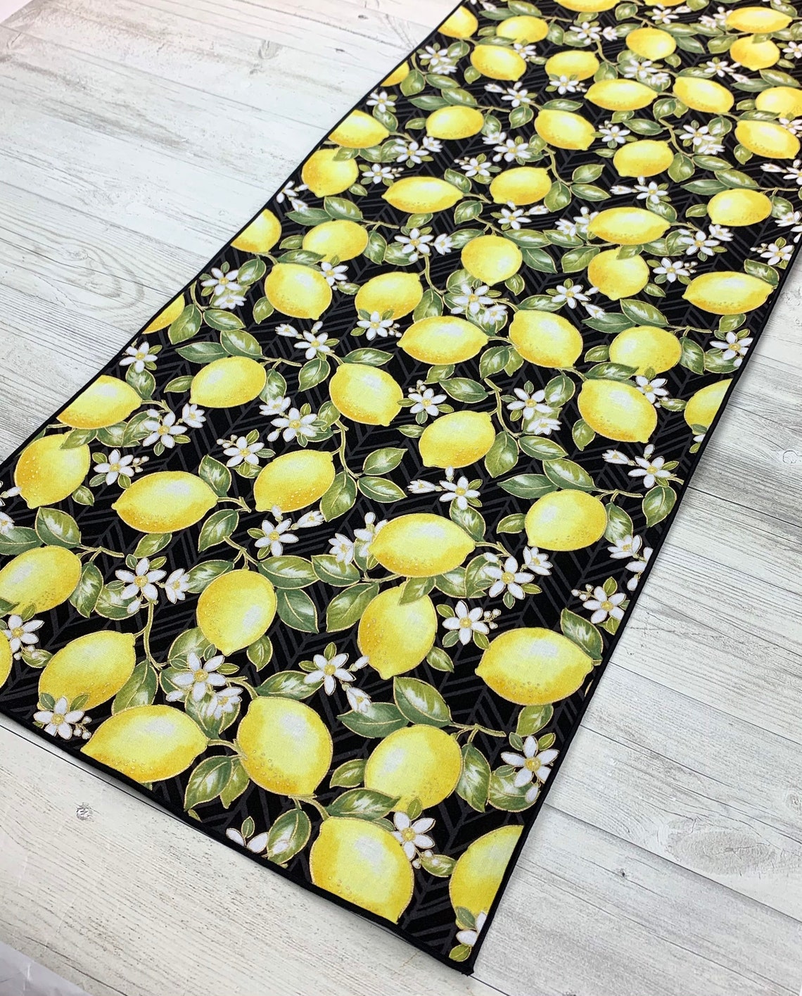 Lemon Table Runner Lemon Kitchen Decor Lemon Decor Summer - Etsy