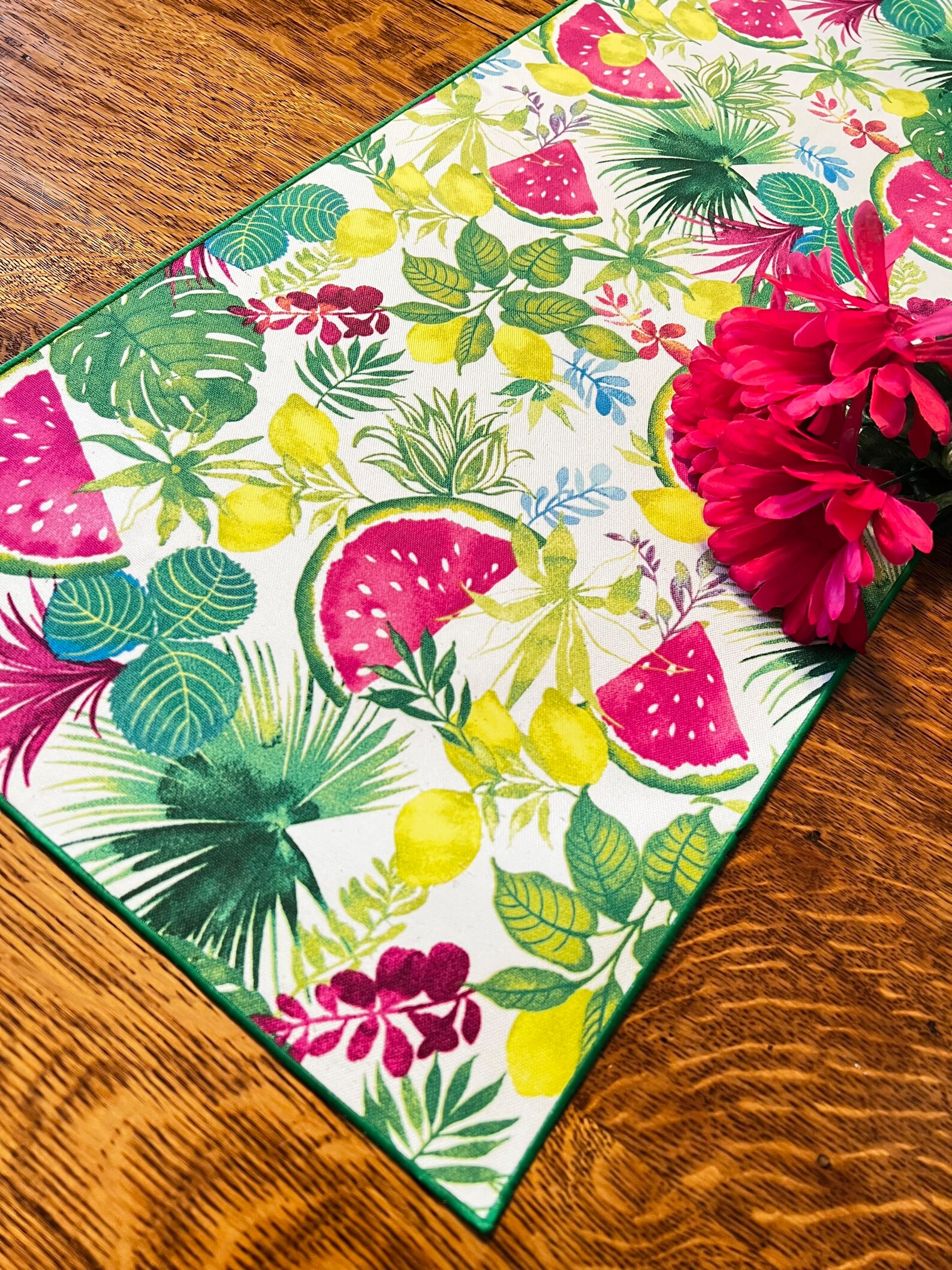Watermelon Table Runner, Summer Table Runner, Watermelon Decor ...