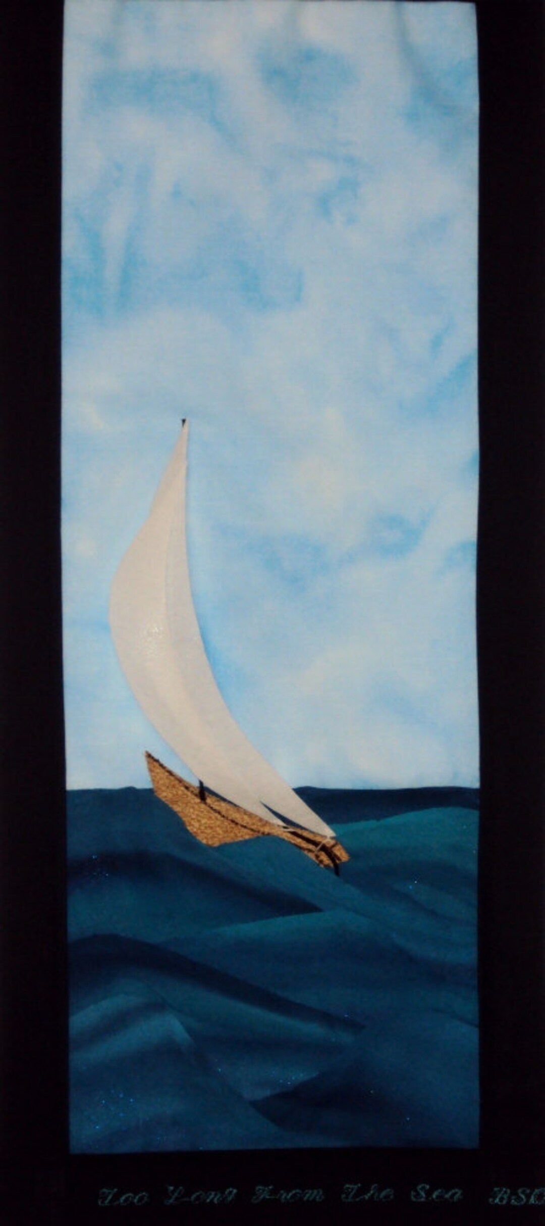 Too Long From the Sea. Original Art. Seascape. Wall Hanging. Medium ...