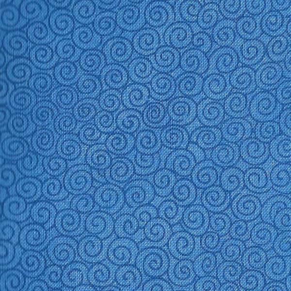 Blue Swirl Fabric - Etsy