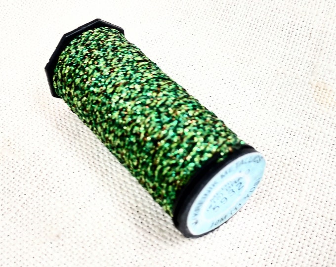 Forest Green Kreinik Balger Metallics Medium #16 Braid Color 5982 Ten ...
