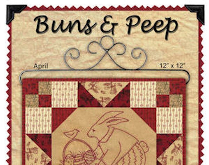 Buns Peep Embroidery Quilting Pattern Kathy Schmitz Studio A Patchwork ...