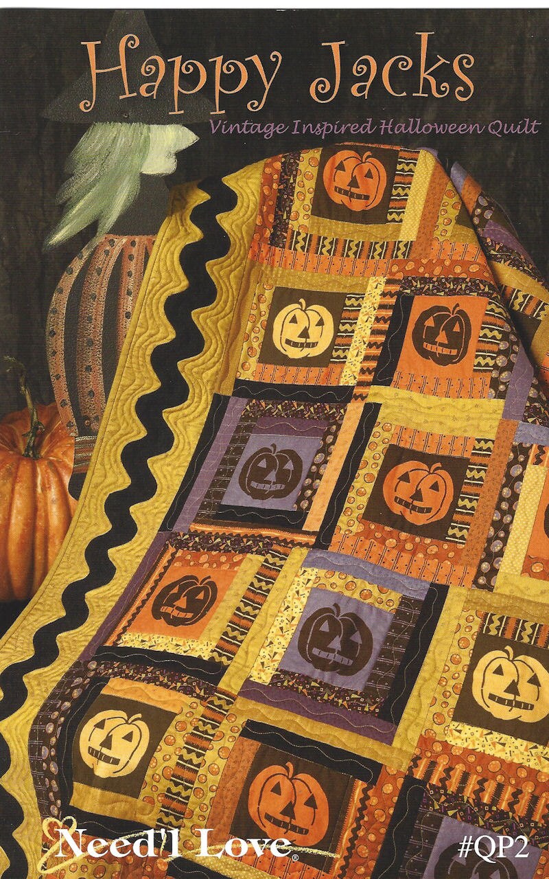 Pumpkin Quilt Pattern Happy Jacks Designed by Gerry Kimmel-carr Renee ...