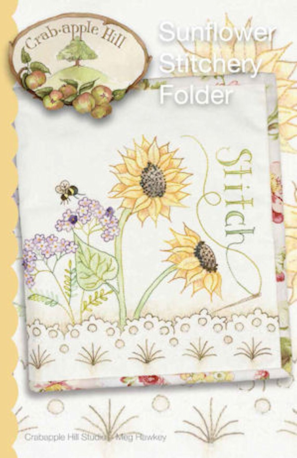 Sunflower Stitchery Folder Embroidery Sewing Pattern Meg - Etsy