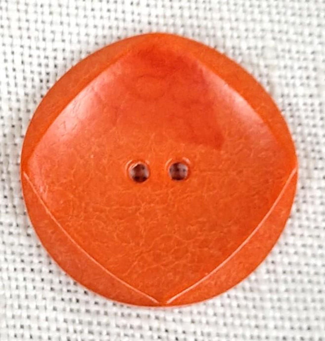 Orange Colt #104 Early Plastics Sew Thru Button 27mm 1-1/16" Sewing ...