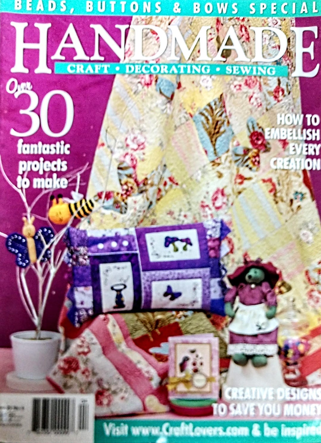 Australian Handmade Magazine Volume 29 No 4 Thirty Projects - Etsy