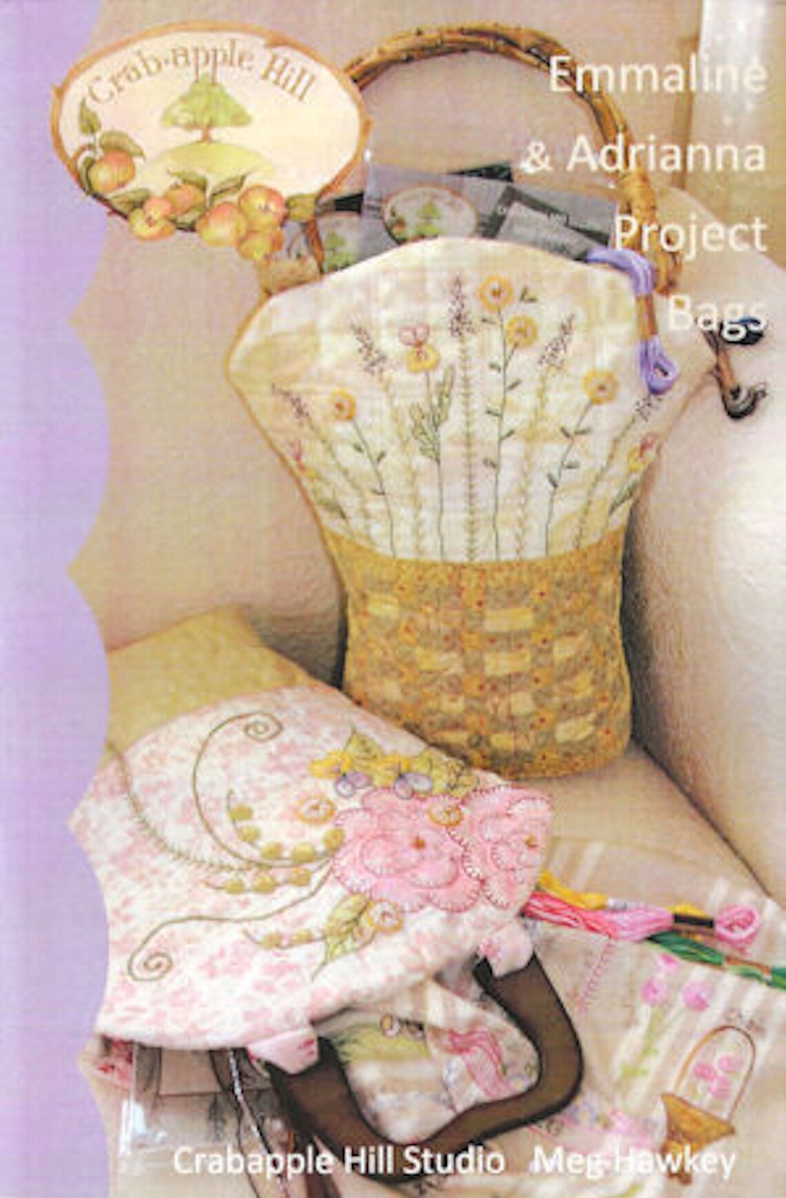 Project Bags Embroidery Sewing Pattern Emmaline and Adrianna - Etsy