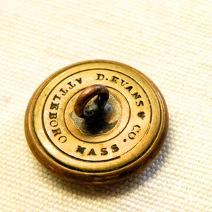 D Evans Co Attleboro L P Uniform Button 22mm 7/8" Collector Button - Etsy