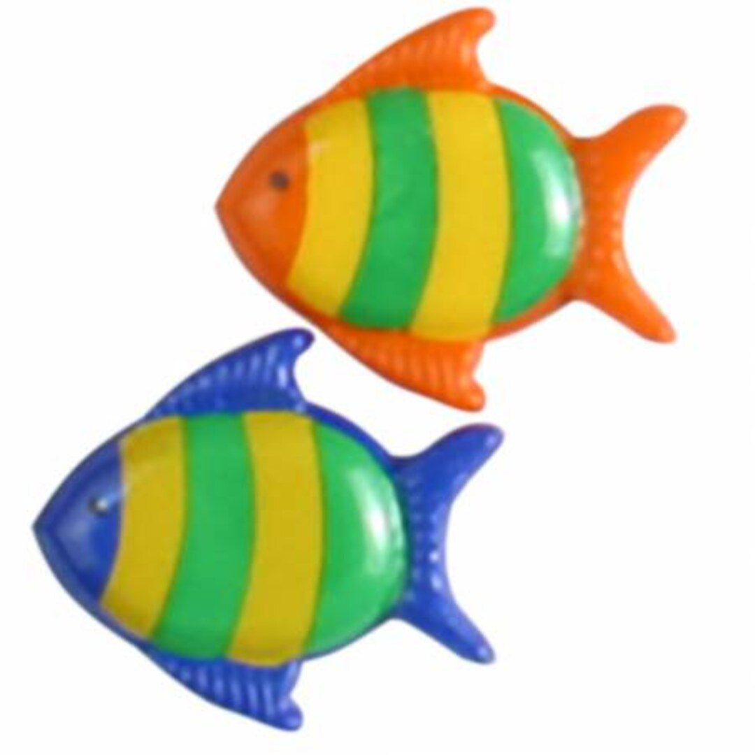 Novelty Fish Buttons 18mm 11/16" by by the Package of Two - Etsy
