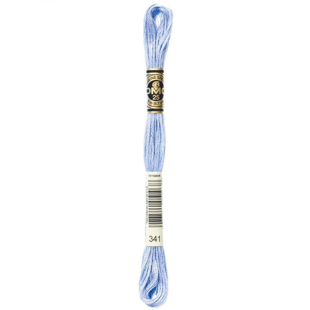 DMC 341 Light Blue Violet Embroidery Floss, 8.7 Yards - Etsy