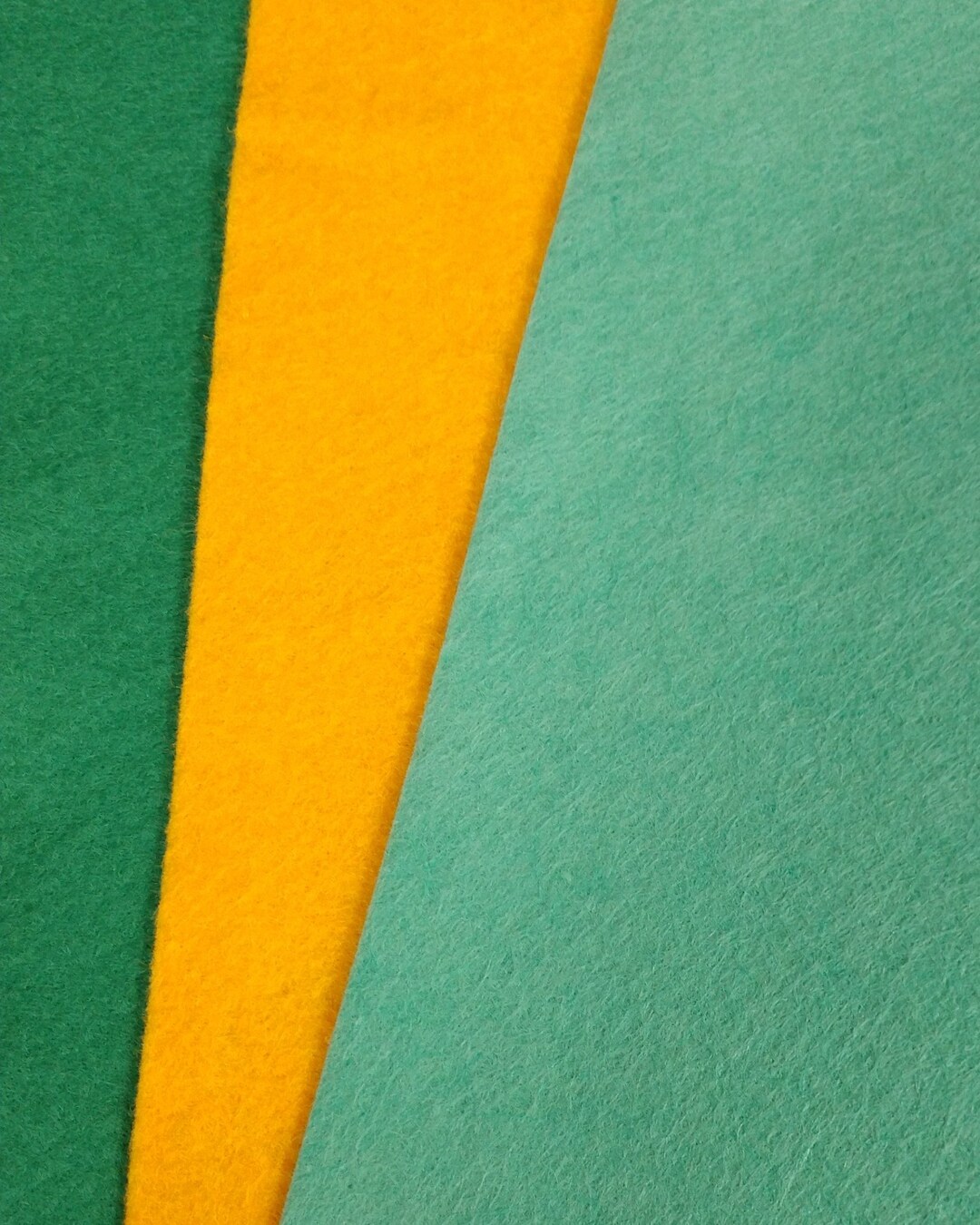 Green Gold Wool Felt National Nonwovens 12 X 18 Three Piece Bundle - Etsy