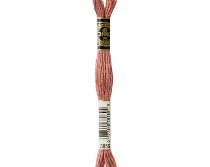 DMC 3859 Light Rosewood Six Strand Embroidery Floss 117 100% Cotton 8.7 ...