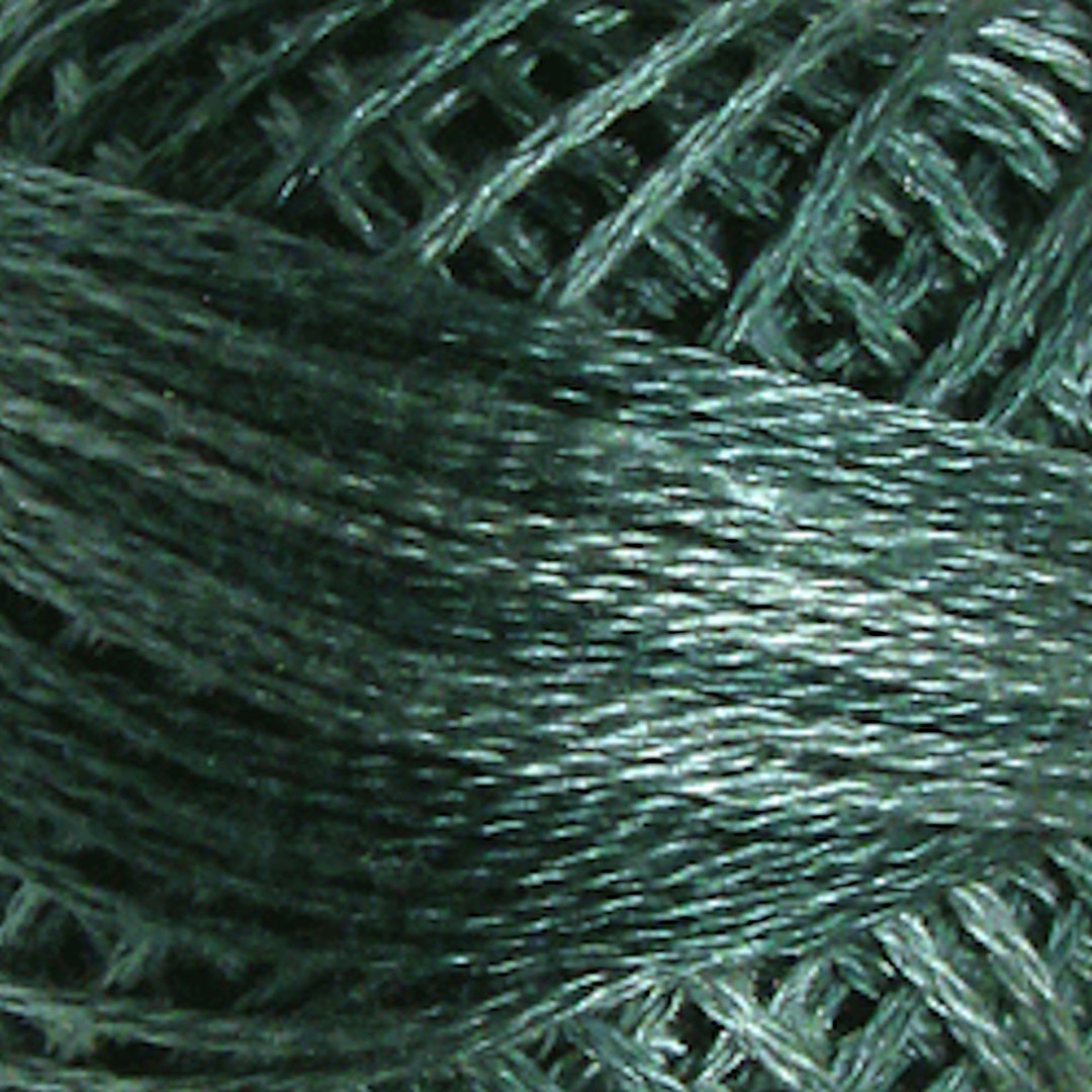 Tealish Blue Valdani Three Strand Hand Dyed Floss O31 Twenty Nine Yards ...