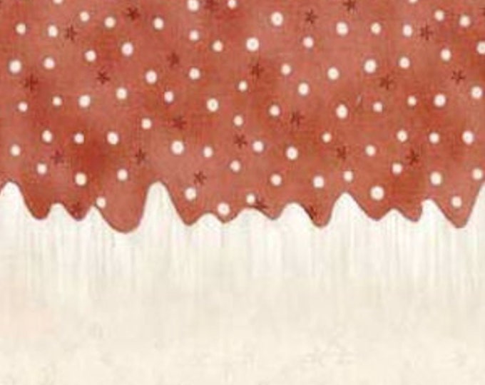 Red Rooster Quilt Fabric: Falling Snow Stars Print, Fat Quarter - Etsy