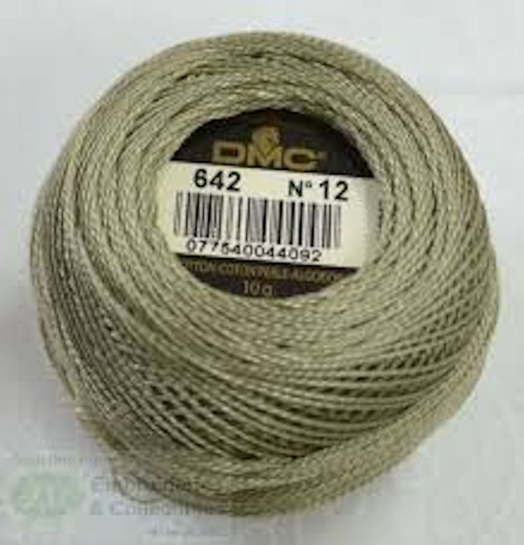 Dark Beige Gray DMC Pearl Cotton 12 Color 642 131 Yards - Etsy