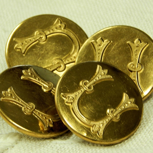 Letter With Buttons - Etsy