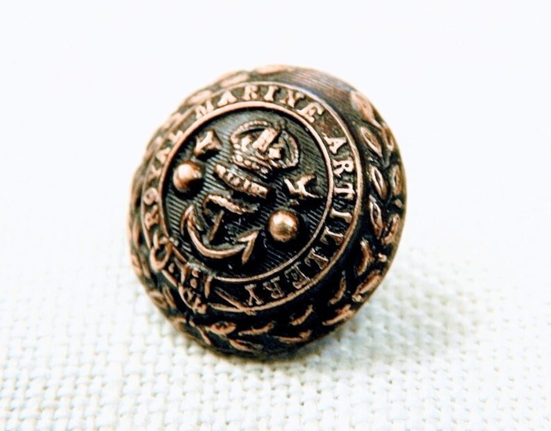 Firmin Sons London Royal Marine Artillery Button 15mm 5/8" Collector ...