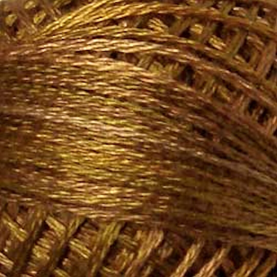 Tarnished Gold Valdani Three Strand Floss Hand Dyed P5 Vintage Hues ...