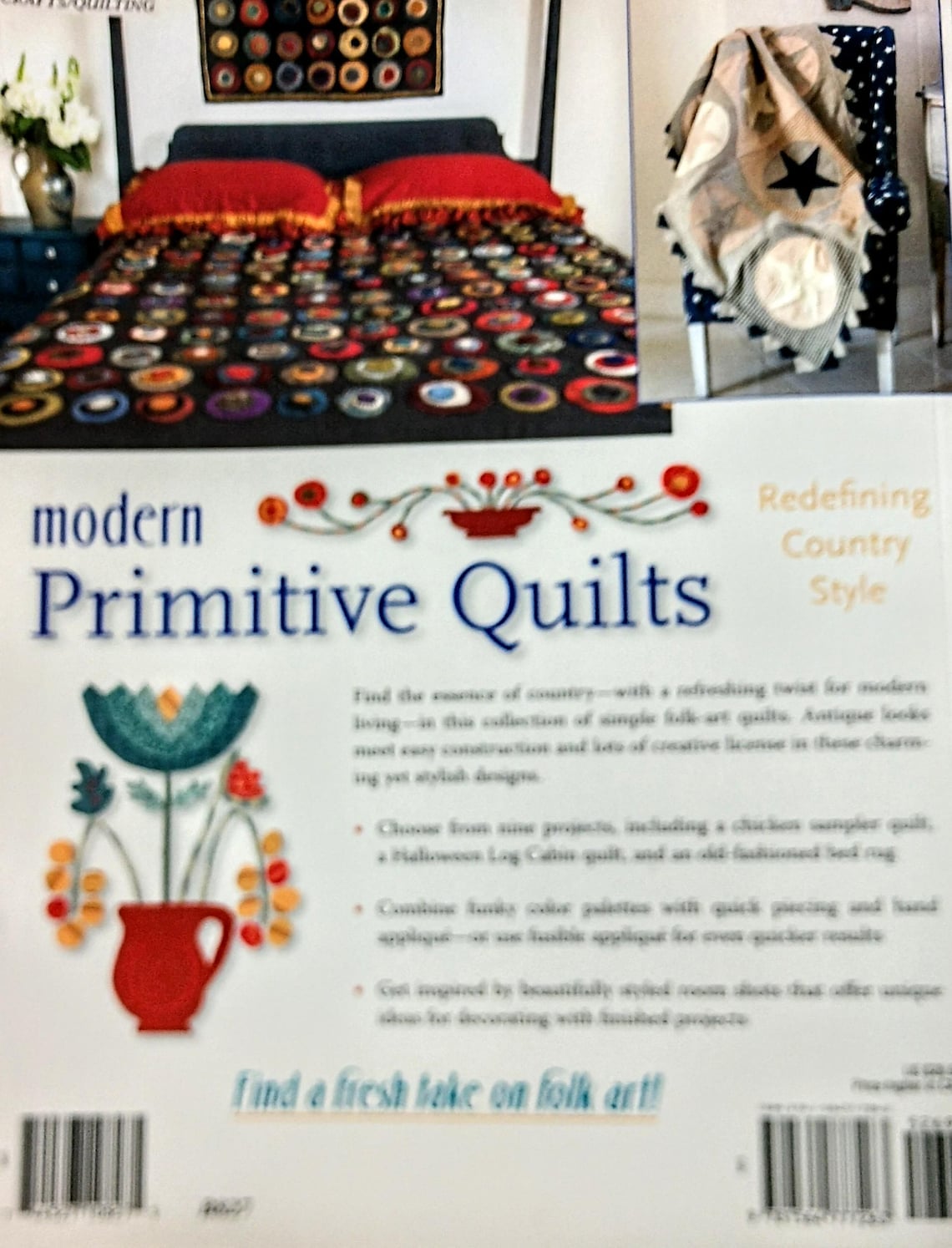 Modern Primitive Quilts Book by Laurie Simpson Martingale Company - Etsy