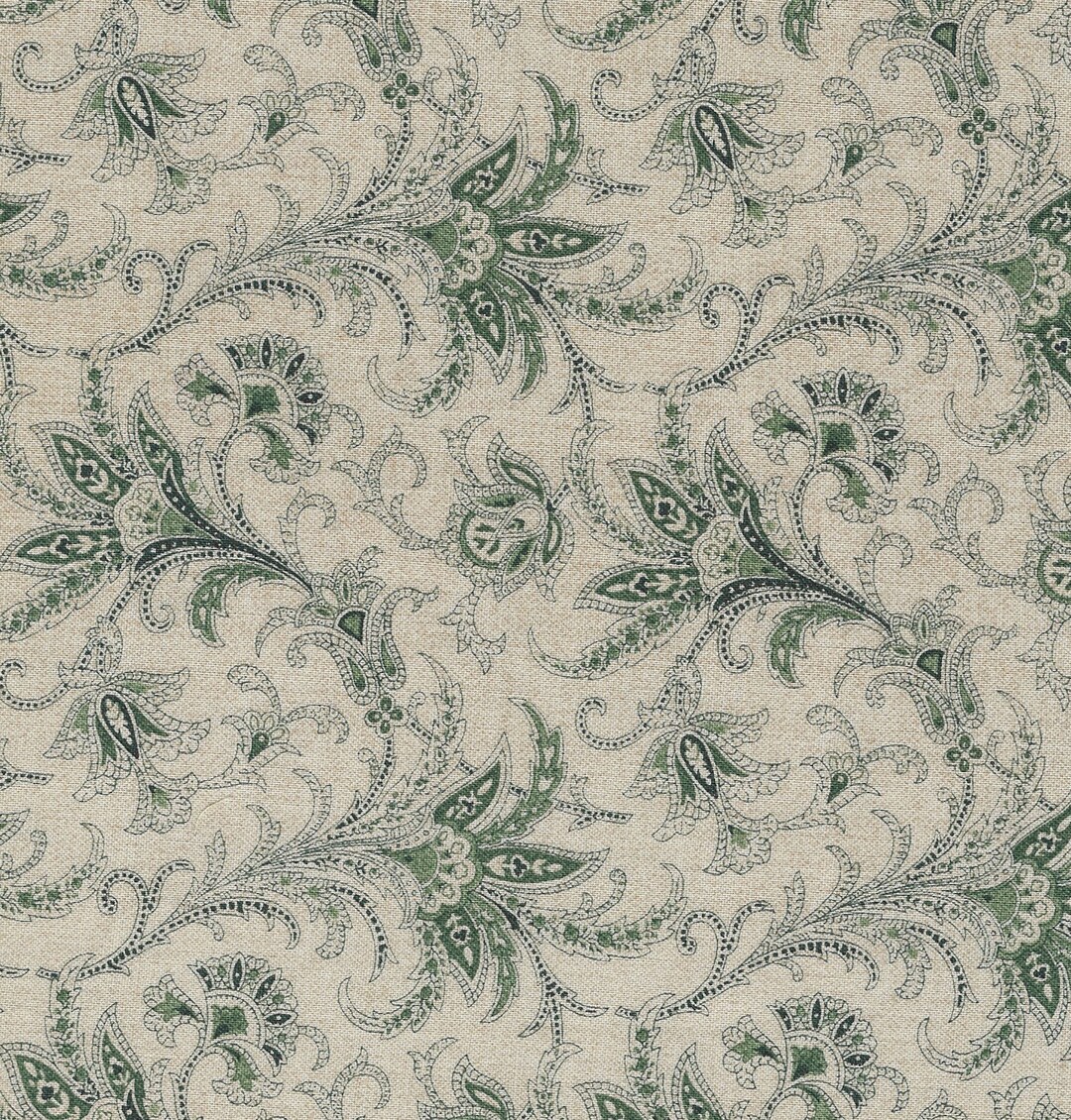 Green David Textiles Quilt Fabric 100% Cotton Beth Ann Bruske 8" X 20 ...