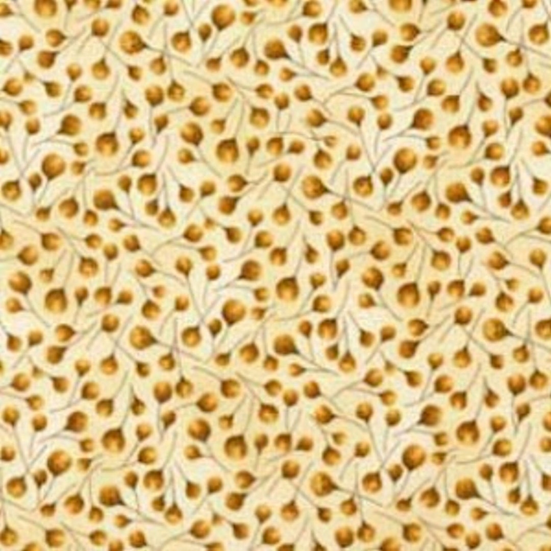 Light Beige Red Rooster Quilt Fabric Weeds Tweeds Designer Jacqueline ...