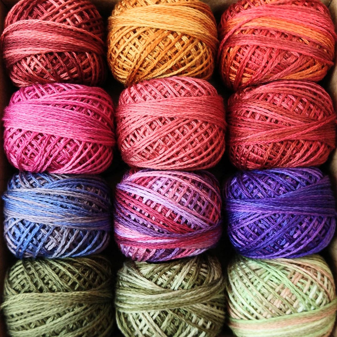Rosewood Manor Flowers of Quaker Valdani Sampler Three-strand Floss ...