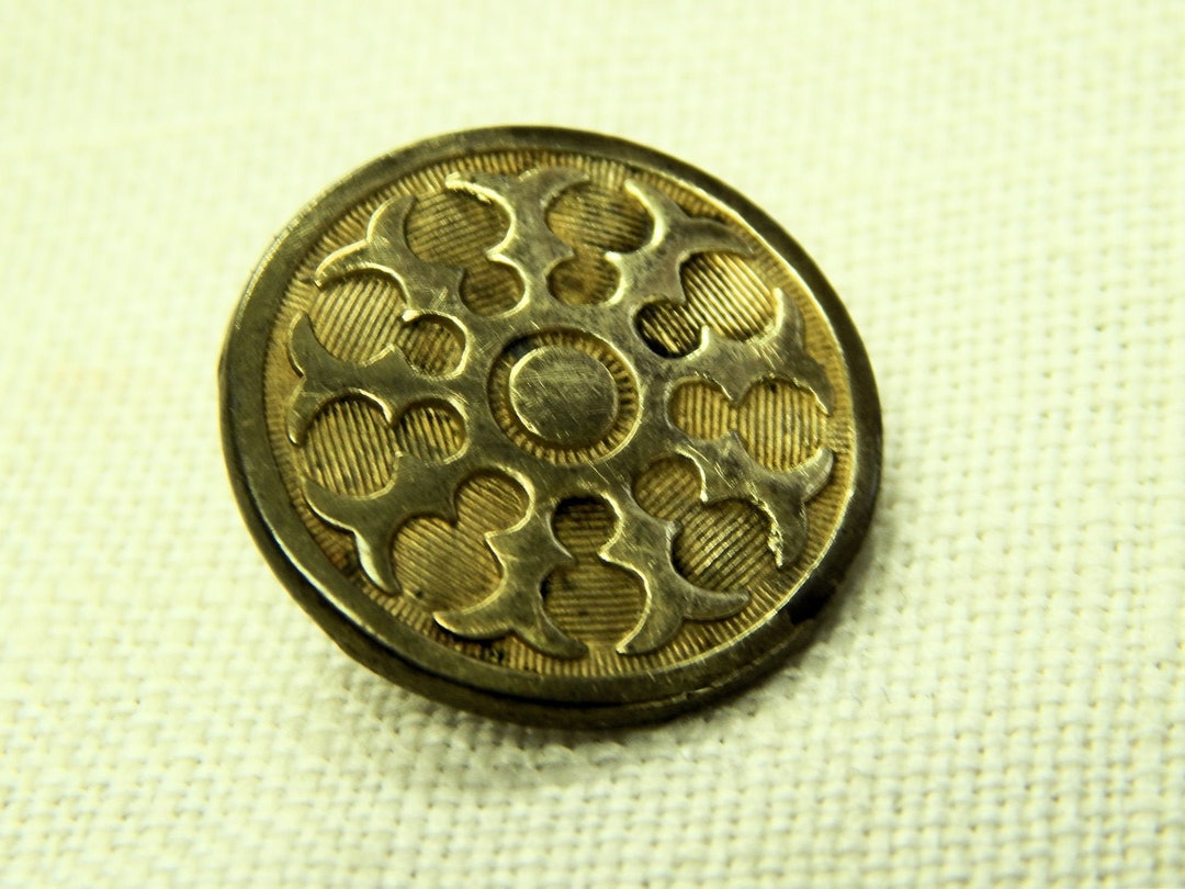 Rich Gold Color Back Mark Button 22mm 7/8" Collector Button - Etsy