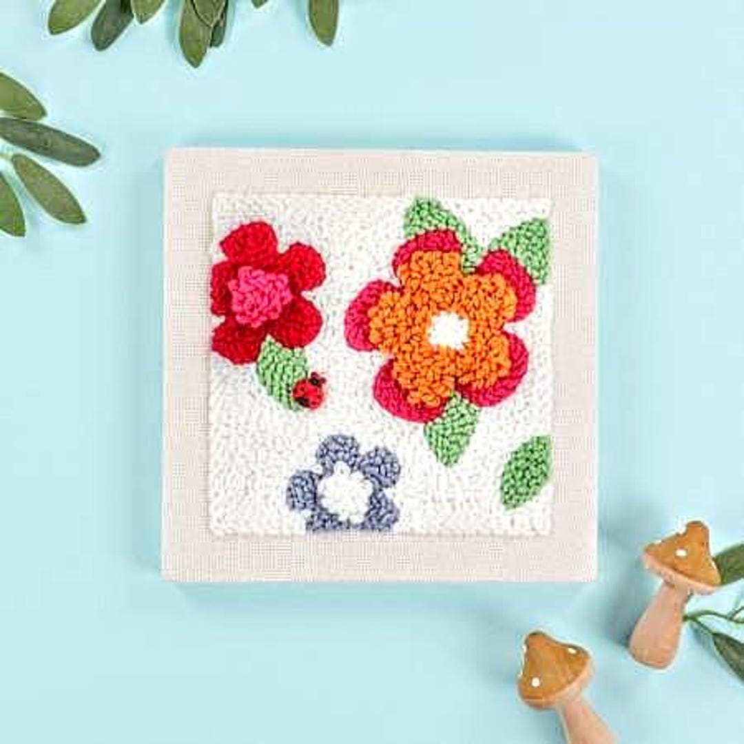 Petal Pop Punch Needle Embroidery Kit by Kimberbell - Etsy