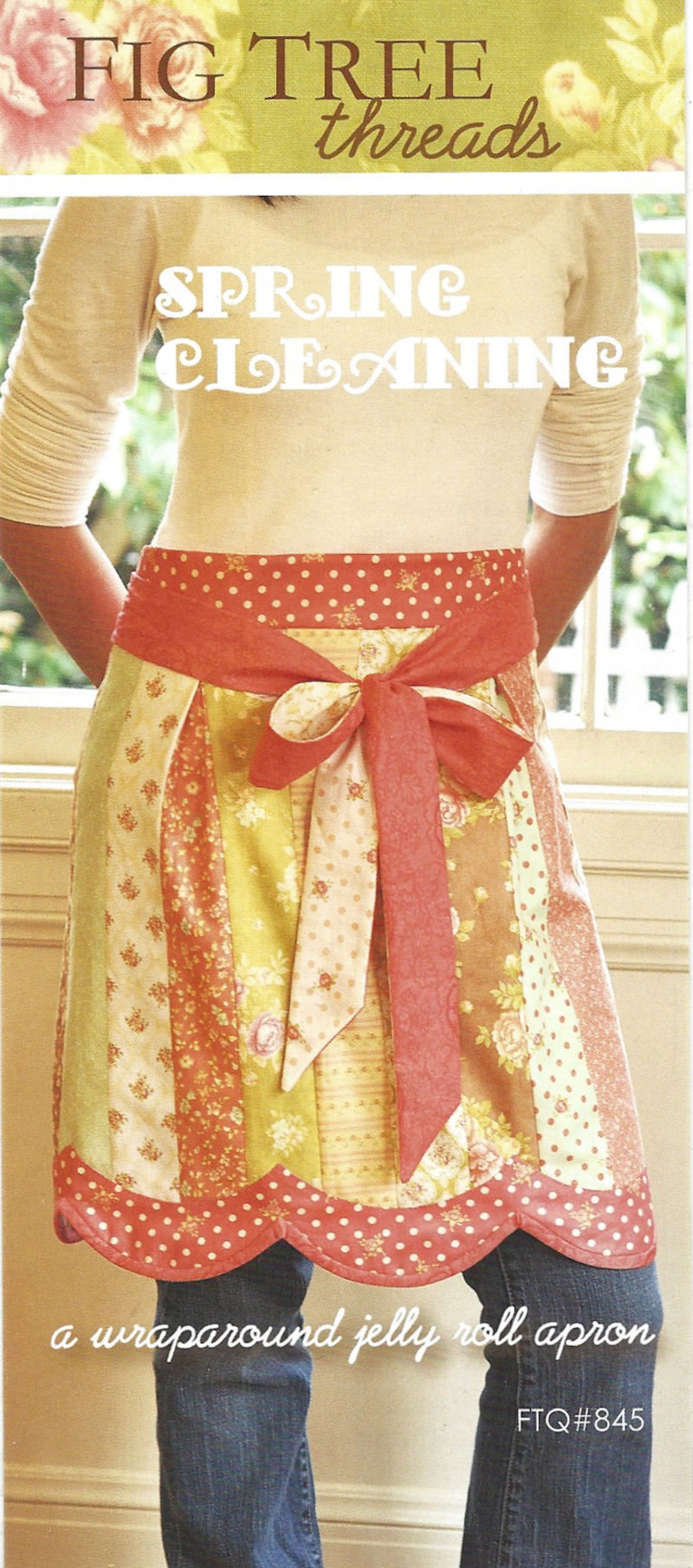 Wrap Around Apron Sewing Pattern Fig Tree Quilts Threads Pattern Series Spring Cleaning Jelly