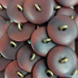 Burgundy Red Gold Cross Button Wire Loop Shank 20mm 13/16" by the ...