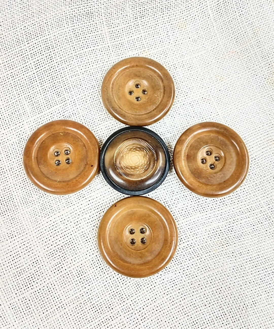 Five Vegetable Ivory Buttons 28mm 1-1/8"- 32mm 1-1/4" Sewing Supply - Etsy