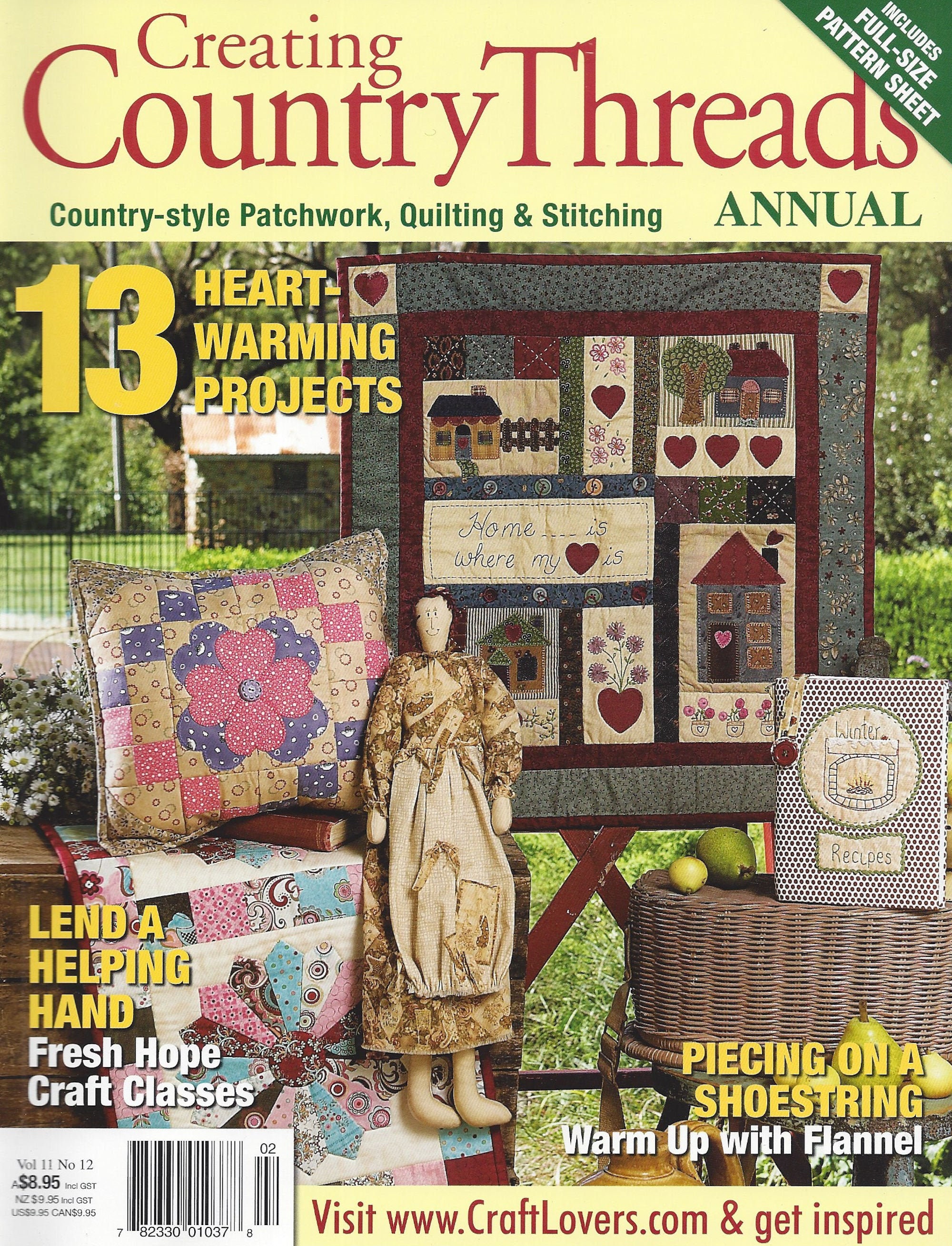 Australian Creating Country Threads Annual Past Issue Volume - Etsy UK