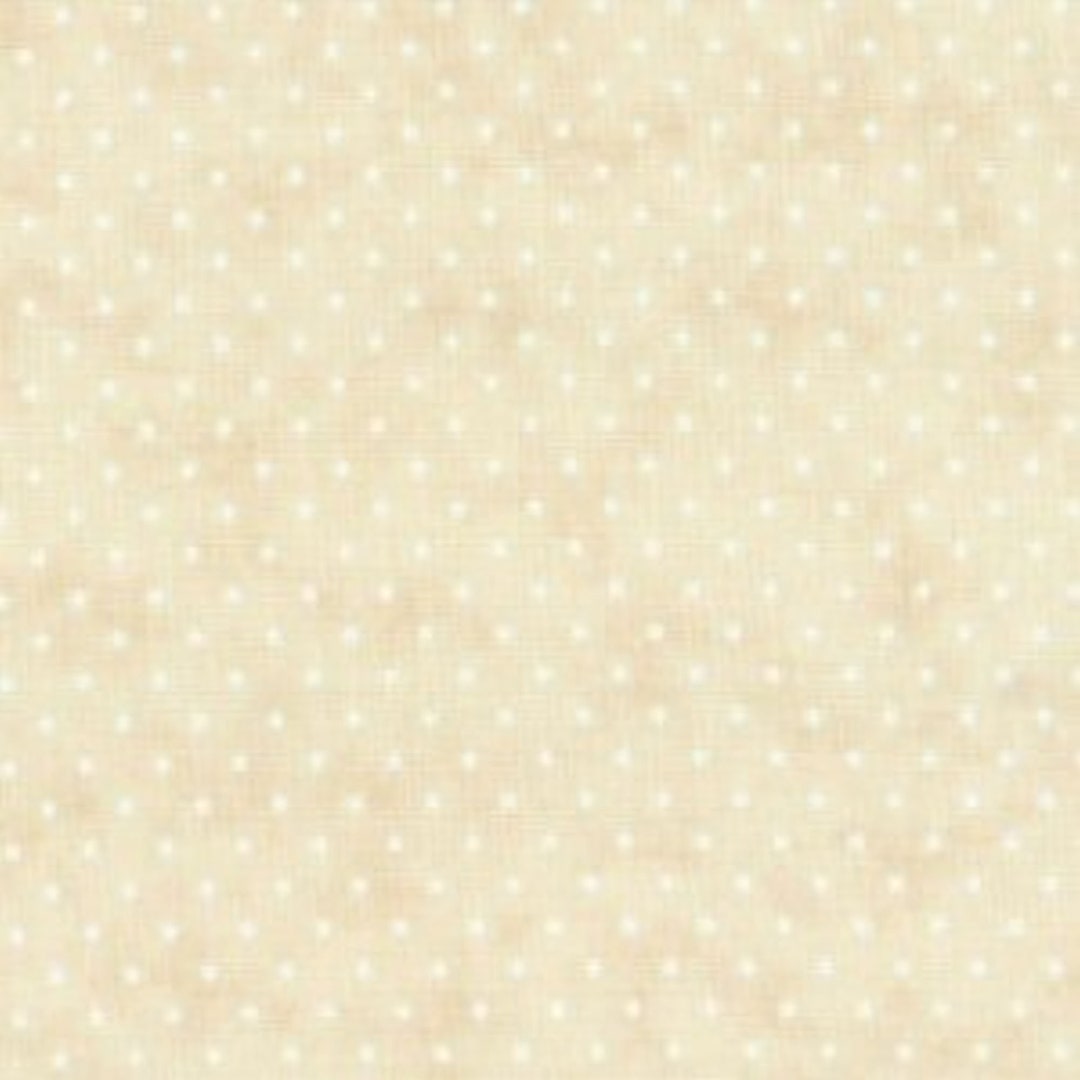 Light Cream Essential Dots Moda Quilt Fabric 100% Cotton Four-piece ...