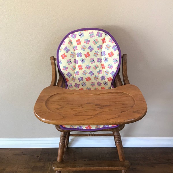 Wooden High Chair - Etsy