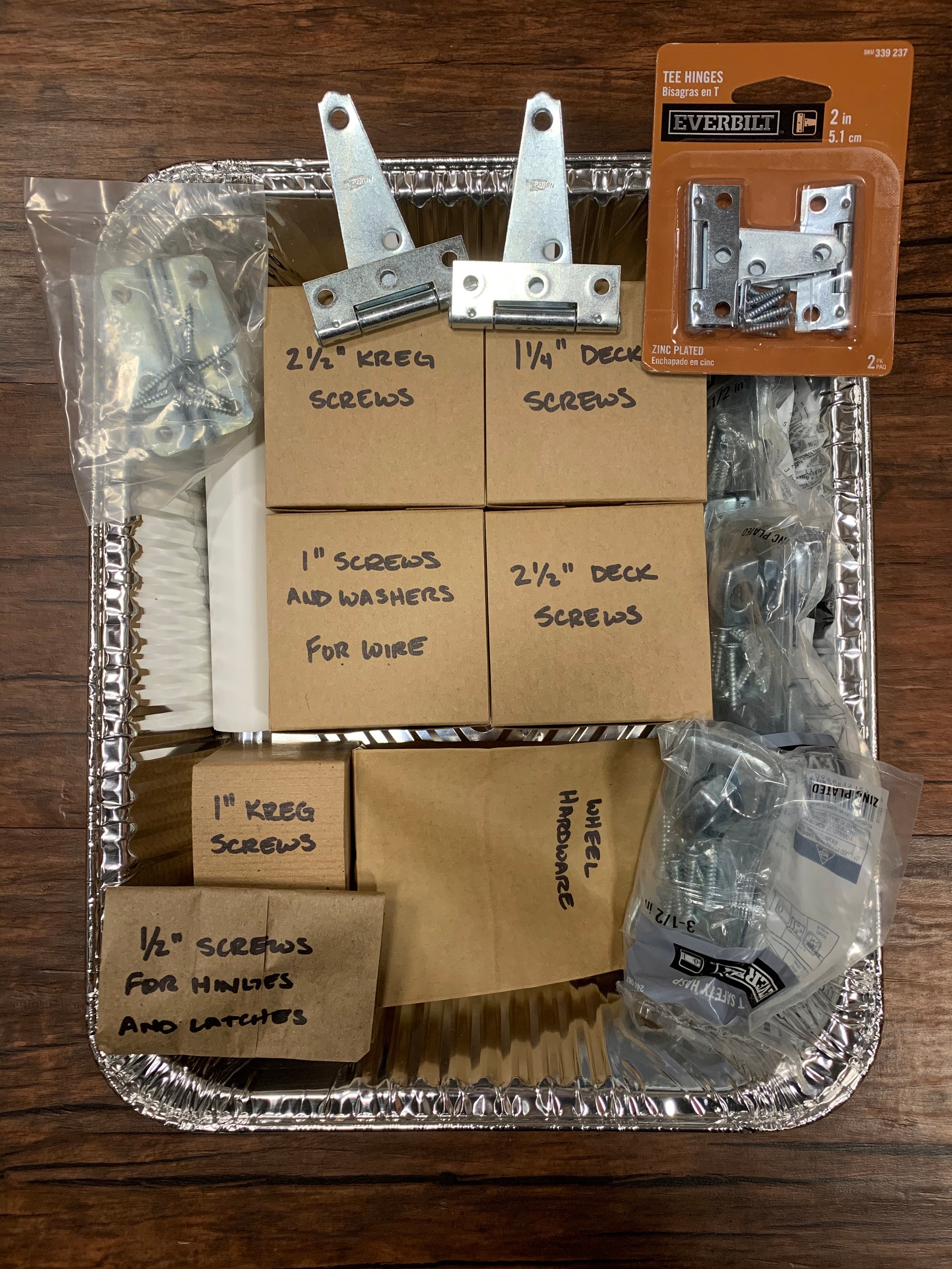 Chicken Tractor Hardware Pieces Supplies Kit | Etsy