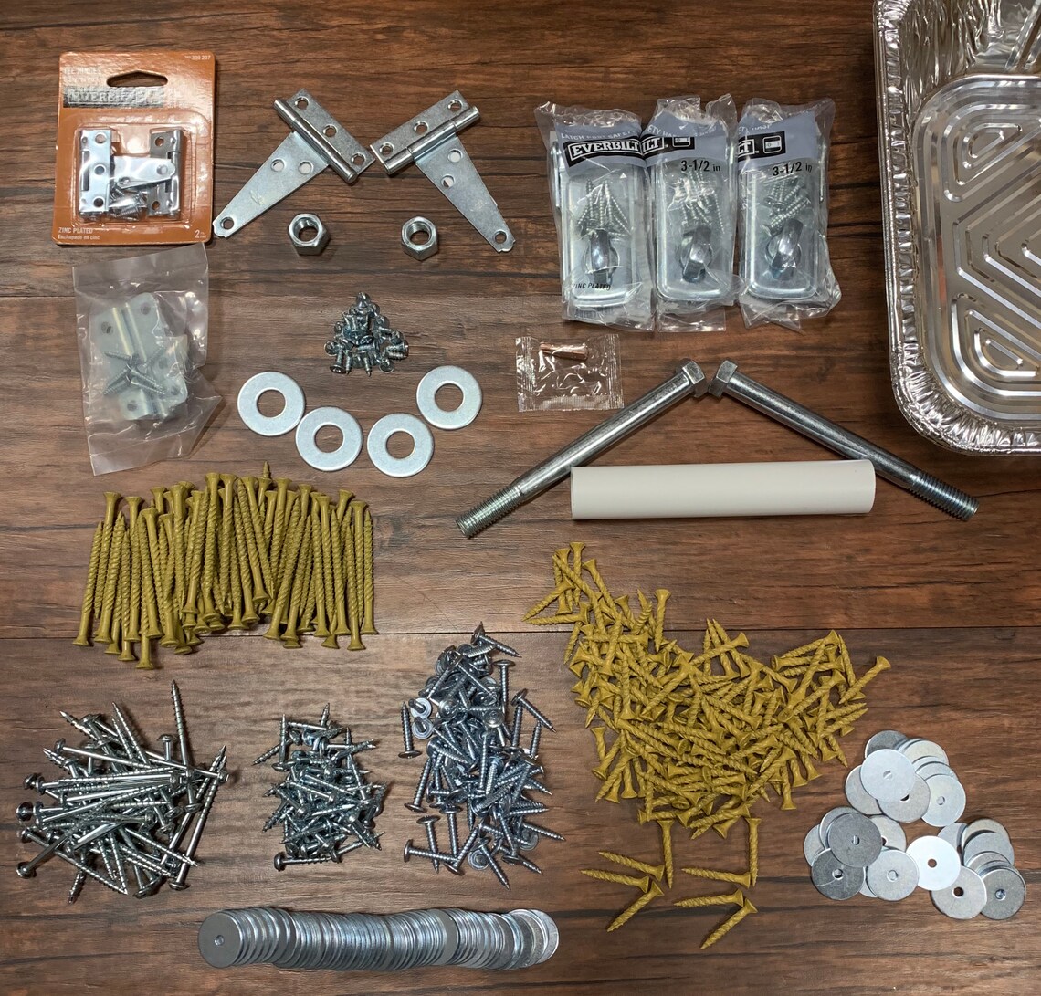 Chicken Tractor Hardware Pieces Supplies Kit - Etsy