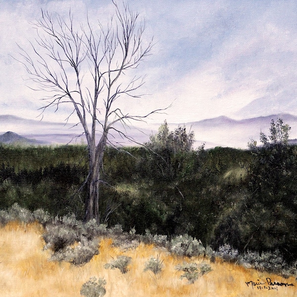 Old Tree Painting - Etsy