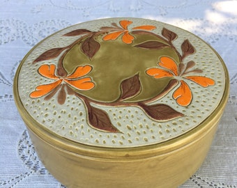 Round Ceramic Box - Etsy