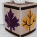 Fall Large Leaf Tissue Box Cover - Etsy