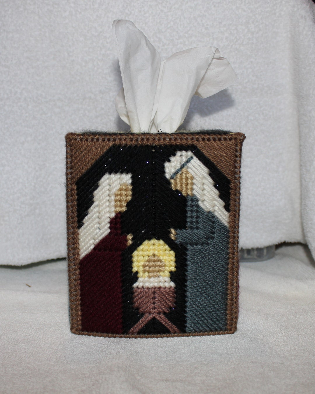 Christmas Nativity Holiday Tissue Box Cover - Etsy