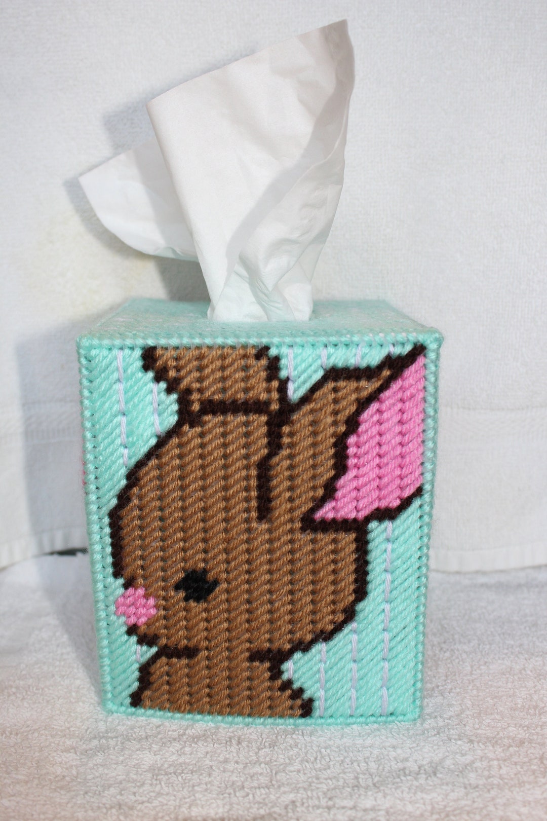 Easter Bunny Tissue Box Cover - Etsy