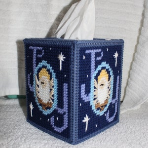 Holiday Joy Tissue Box Cover - Etsy