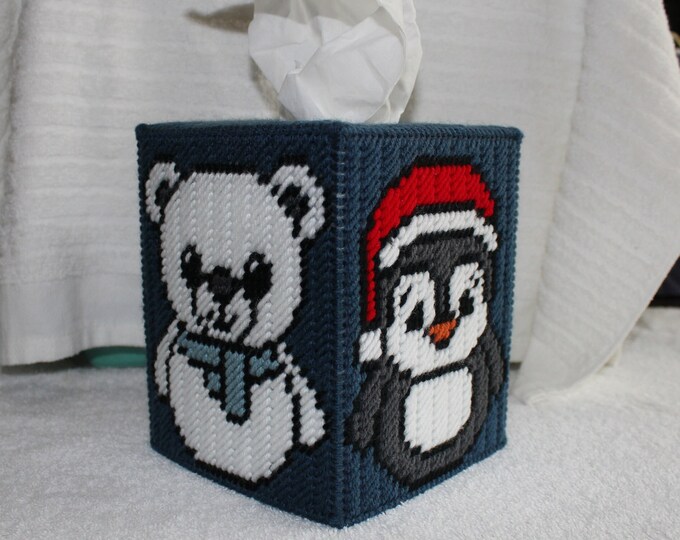 Christmas Characters Tissue Box Cover - Etsy