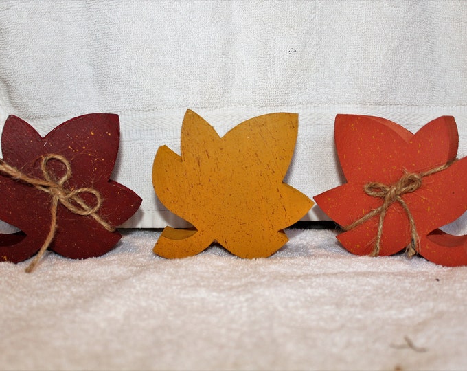 Autumn Wooden Leaf Decoration Fall Leaf Autumn Decoration - Etsy