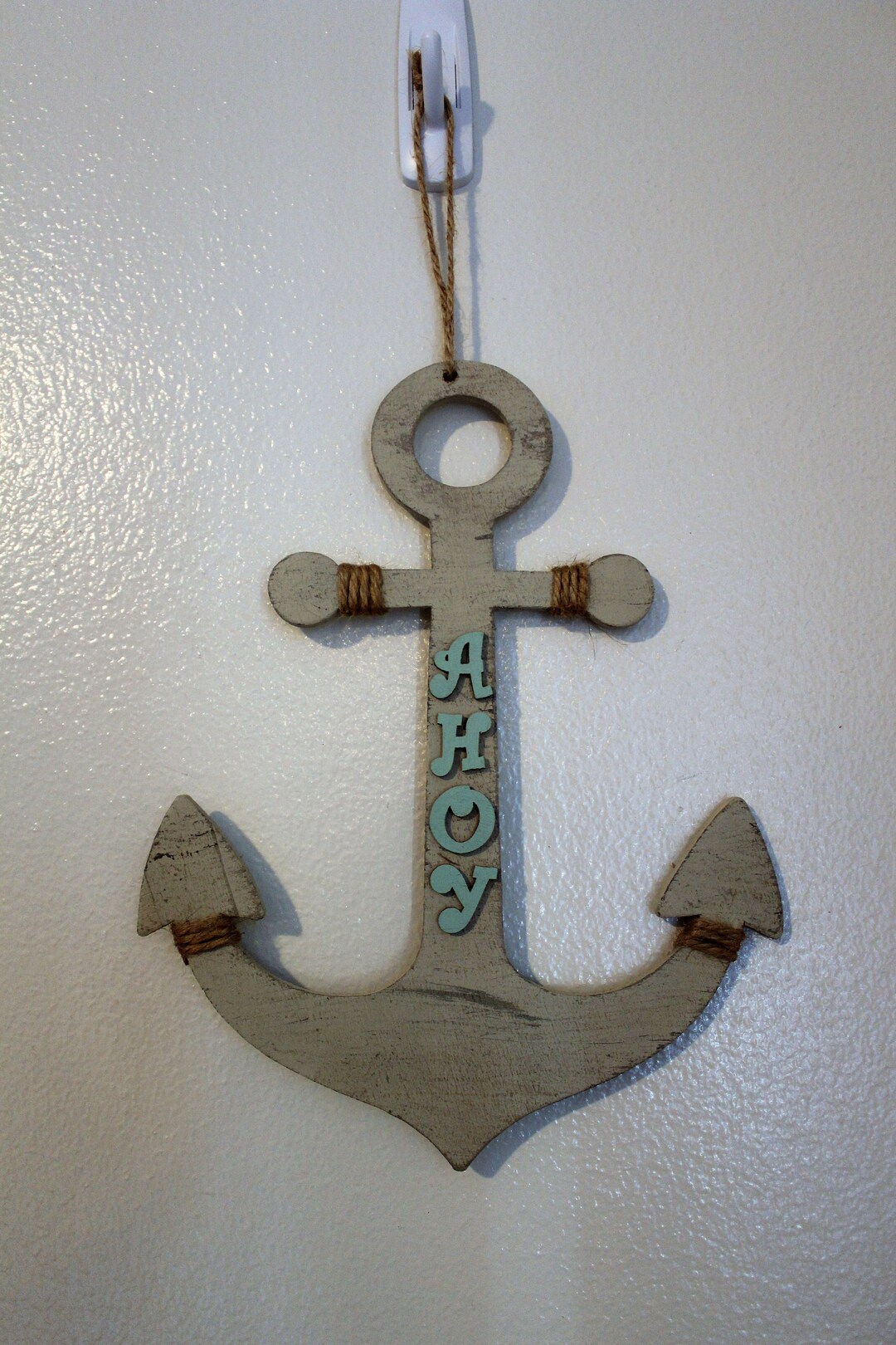 Nautical Anchor Decorative Sign, Anchor Decorations, Small Nautical ...